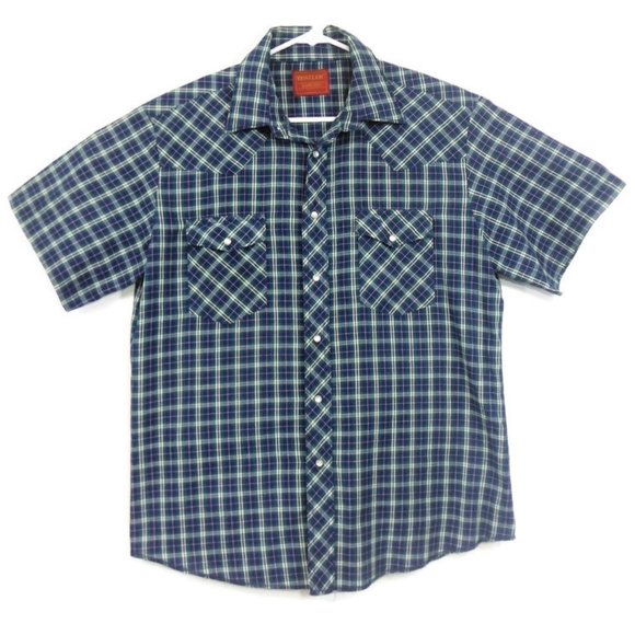 Rustler | Shirts | Mens Rustler Vintage Western Pearl Snap Shirt Ml ...